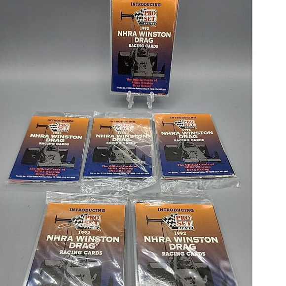Pro Set | Toys | 992 Pro Set Nhra Winston Drag Racing Cards Promo Packs ...